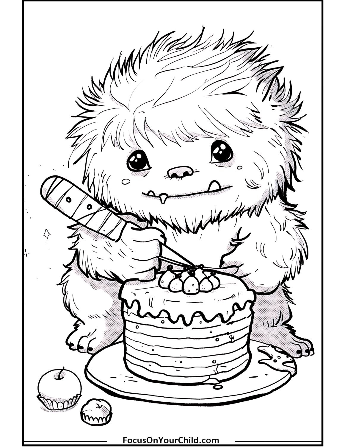 50+ Yeti Coloring Pages (Free PDF Printables)
