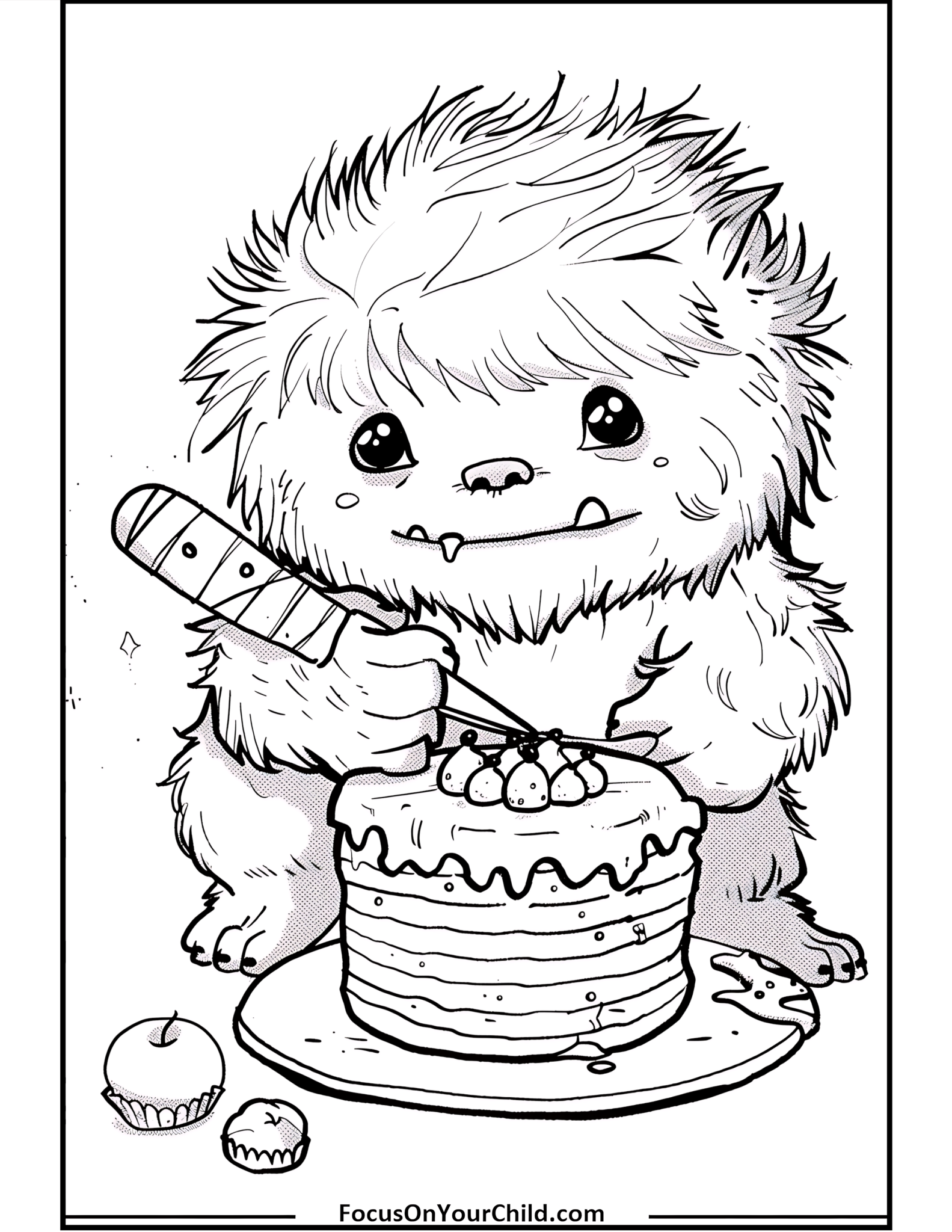 Creative Yeti Coloring Pages for Kids