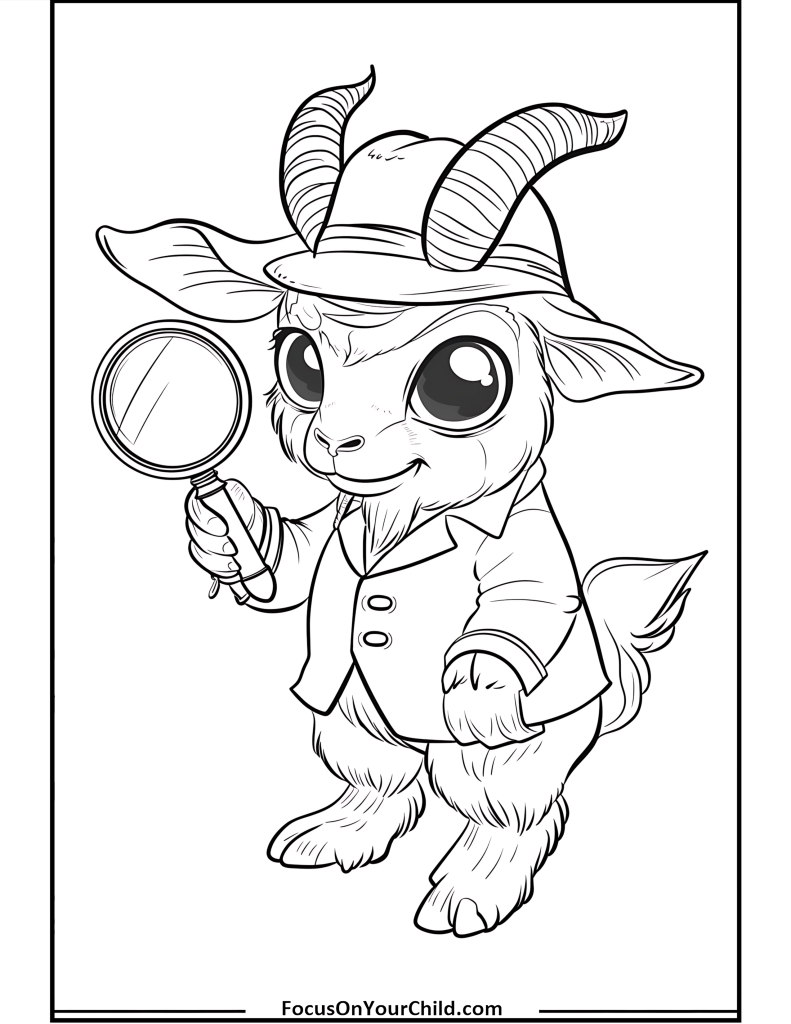 50+ Goat Coloring Pages (Free PDF Printables)