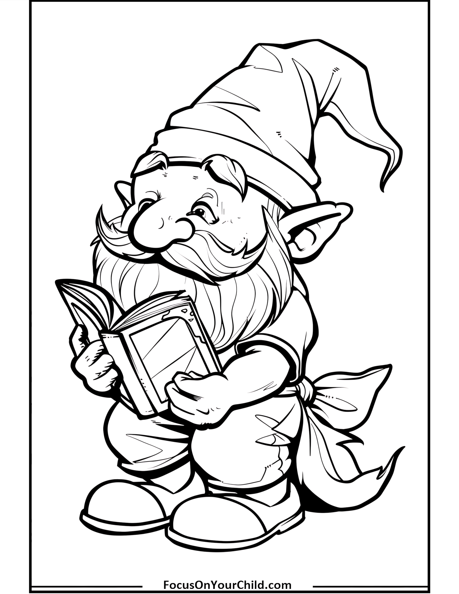 50+ Gnome Coloring Pages (Free PDF Printables)