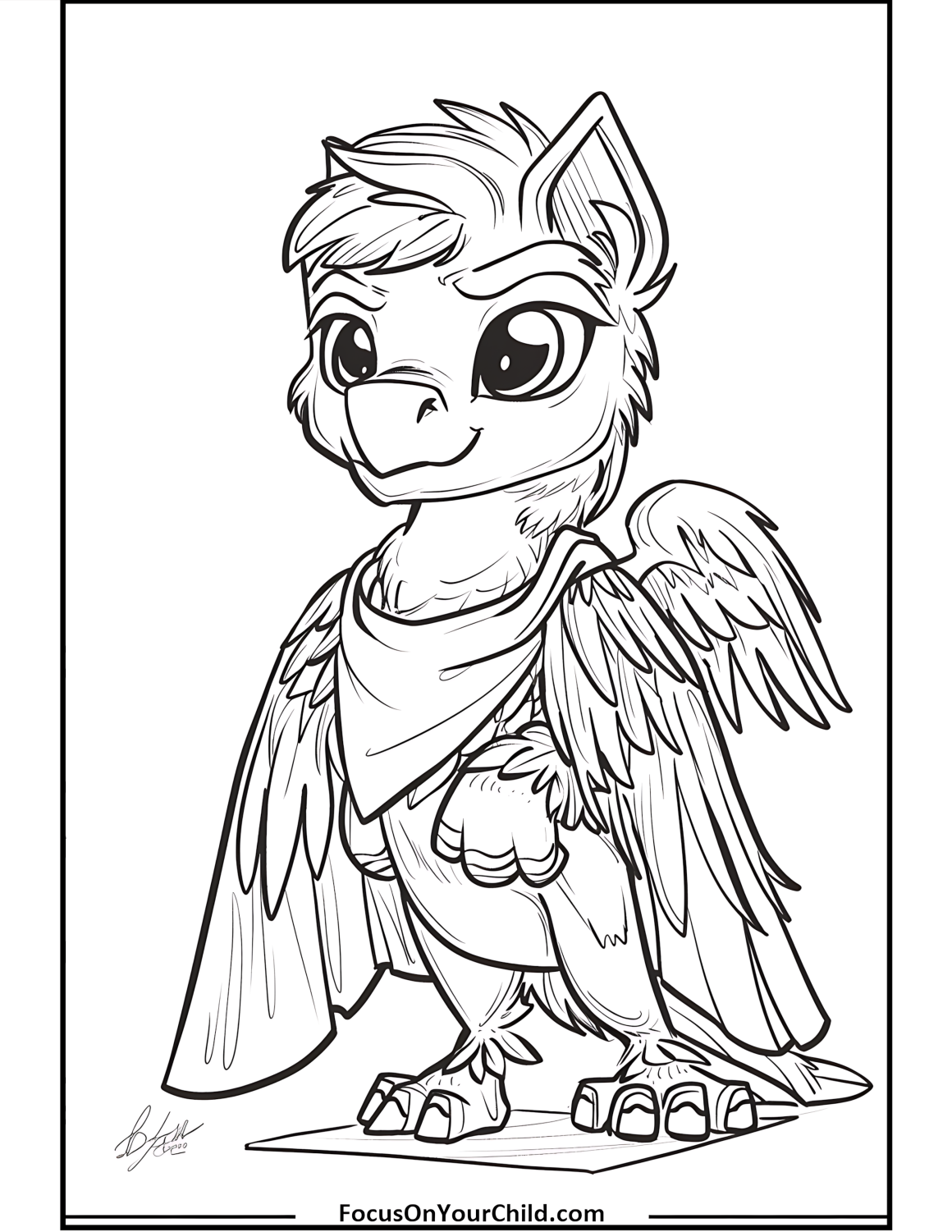 50+ Griffin Coloring Pages (Free PDF Printables)