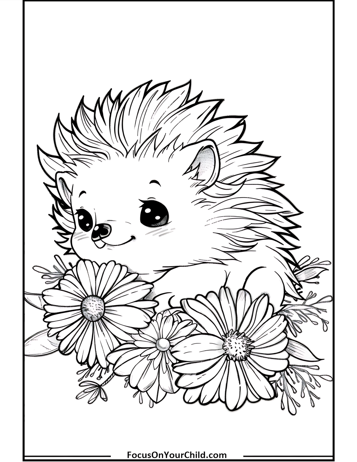 50+ Hedgehog Coloring Pages (Free PDF Printables)