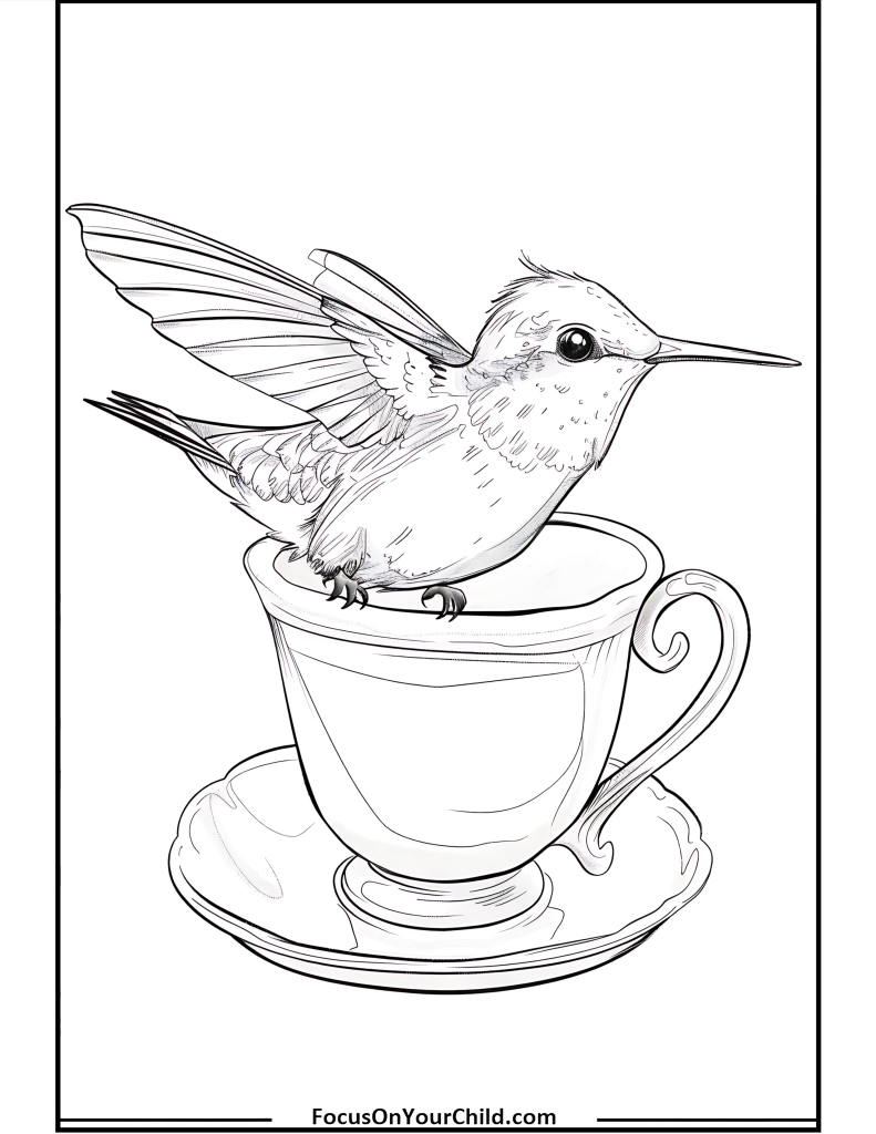 50+ Hummingbird Coloring Pages (Free PDF Printables)