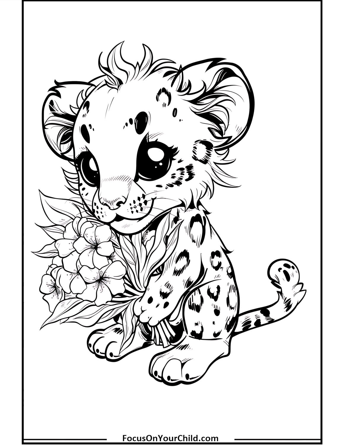 50+ Leopard Coloring Pages (Free PDF Printables)