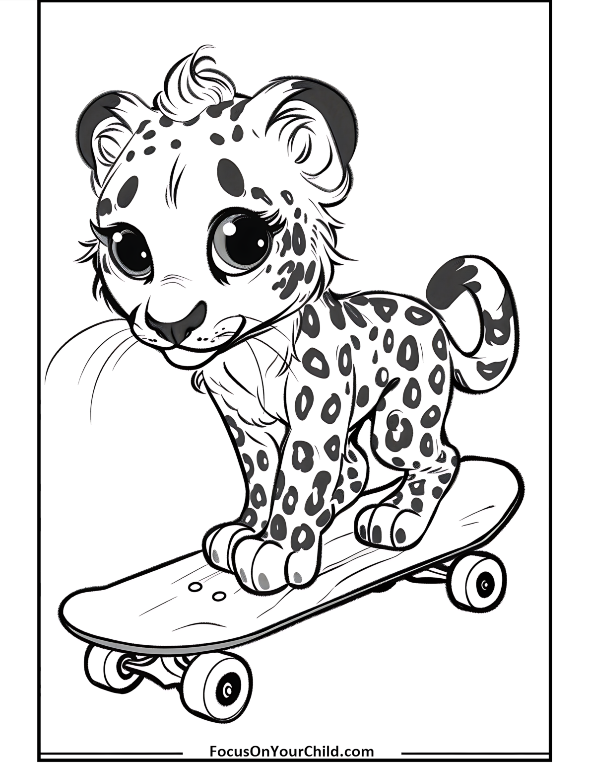 50+ Leopard Coloring Pages (Free PDF Printables)