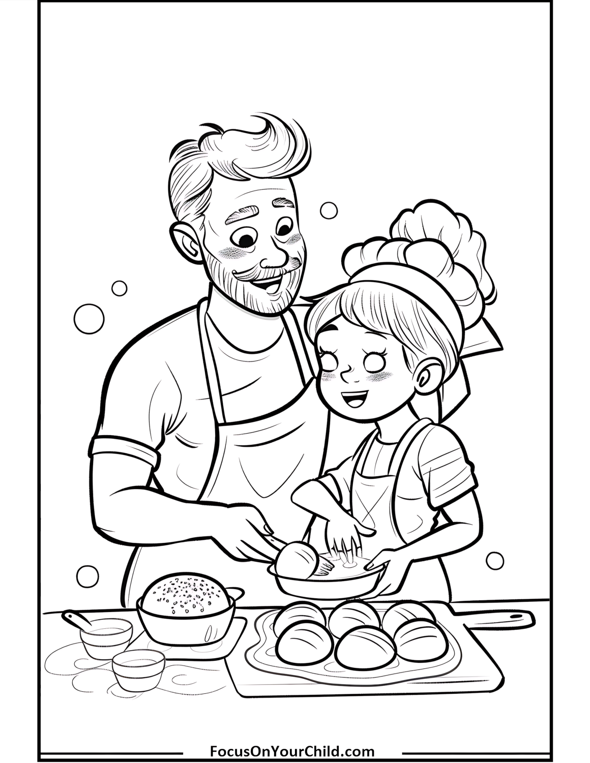 50+ Father's Day Coloring Pages (Free PDF Printables)
