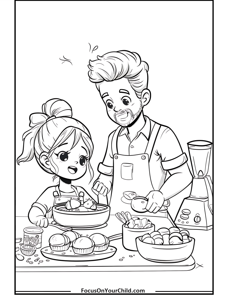 50+ Father's Day Coloring Pages (Free PDF Printables)