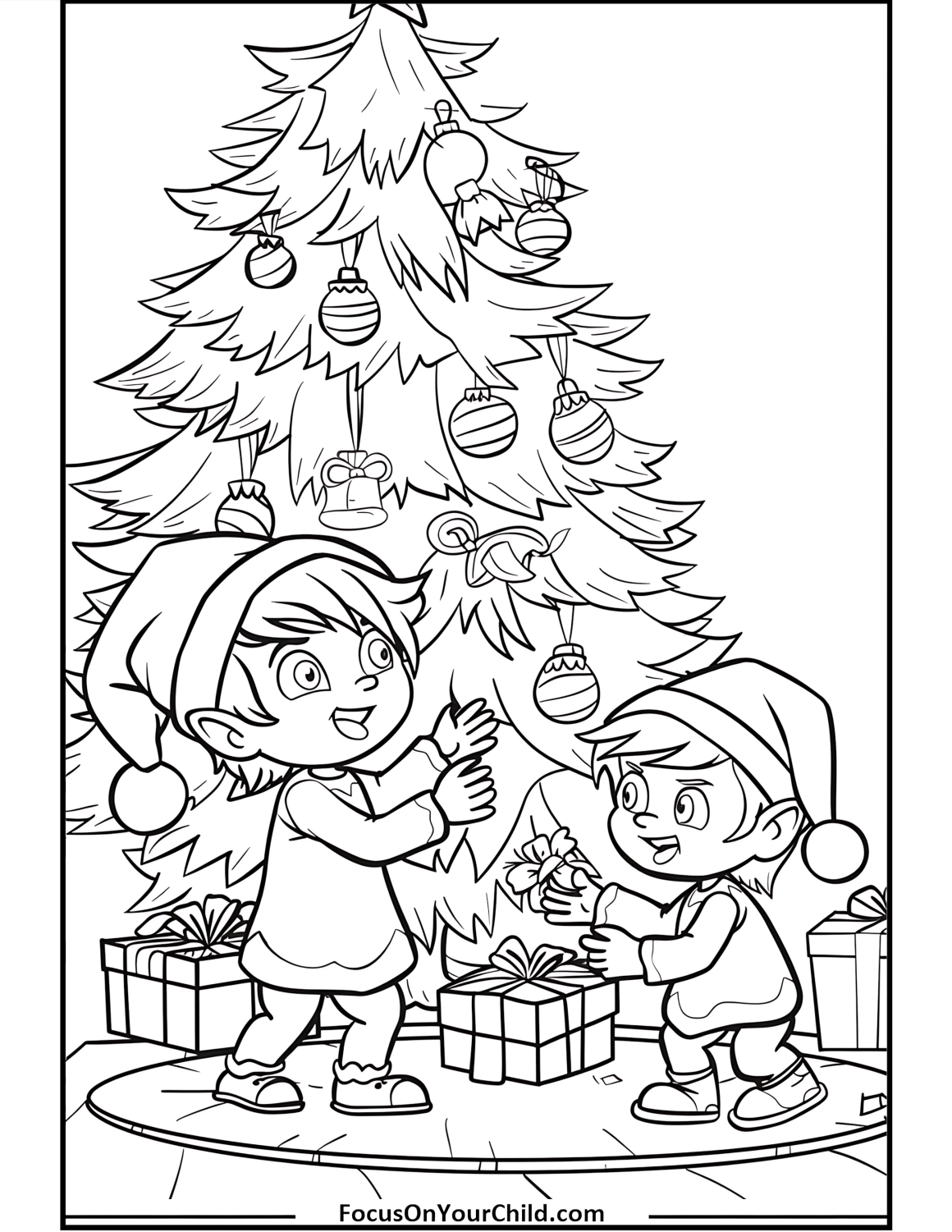 50+ Elves Coloring Pages (Free PDF Printables)