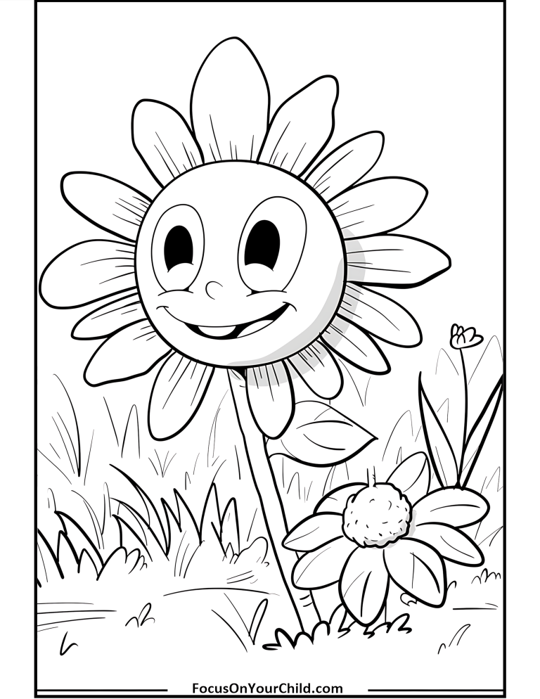 50+ Daisy Coloring Pages (Free PDF Printables)
