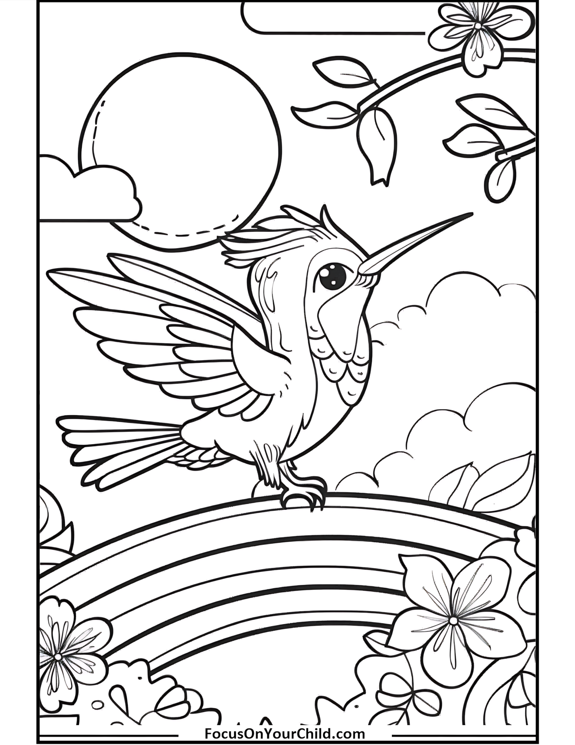 50+ Hummingbird Coloring Pages (Free PDF Printables)