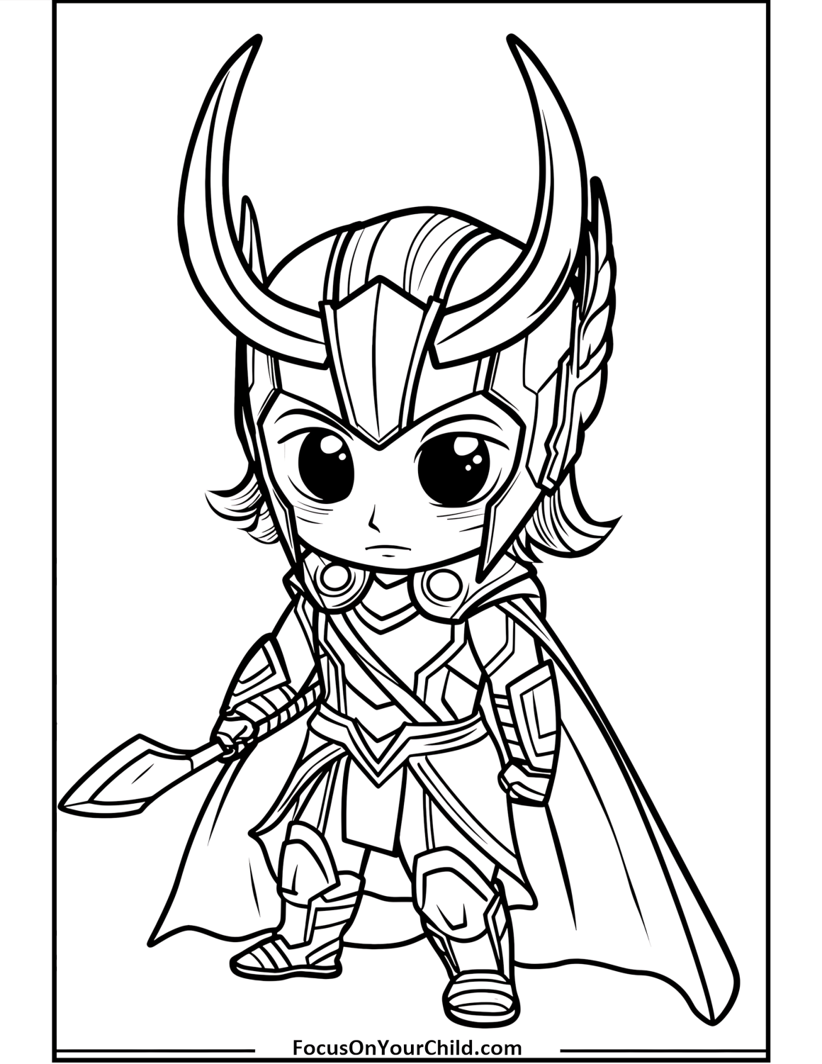 50+ Loki Coloring Pages (Free PDF Printables)