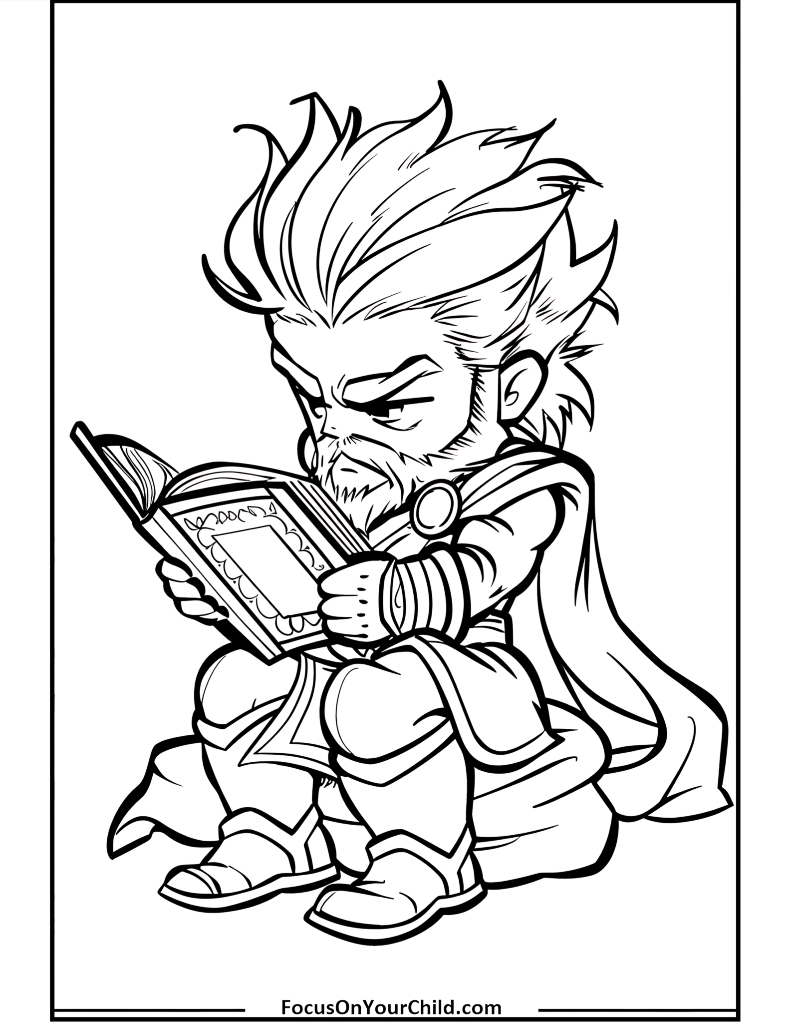 50+ Thor Coloring Pages (Free PDF Printables)