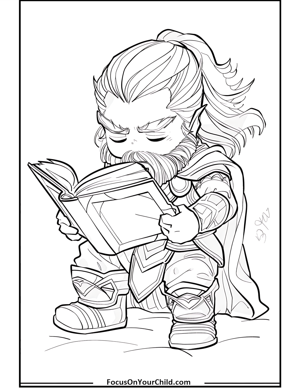 50+ Thor Coloring Pages (Free PDF Printables)