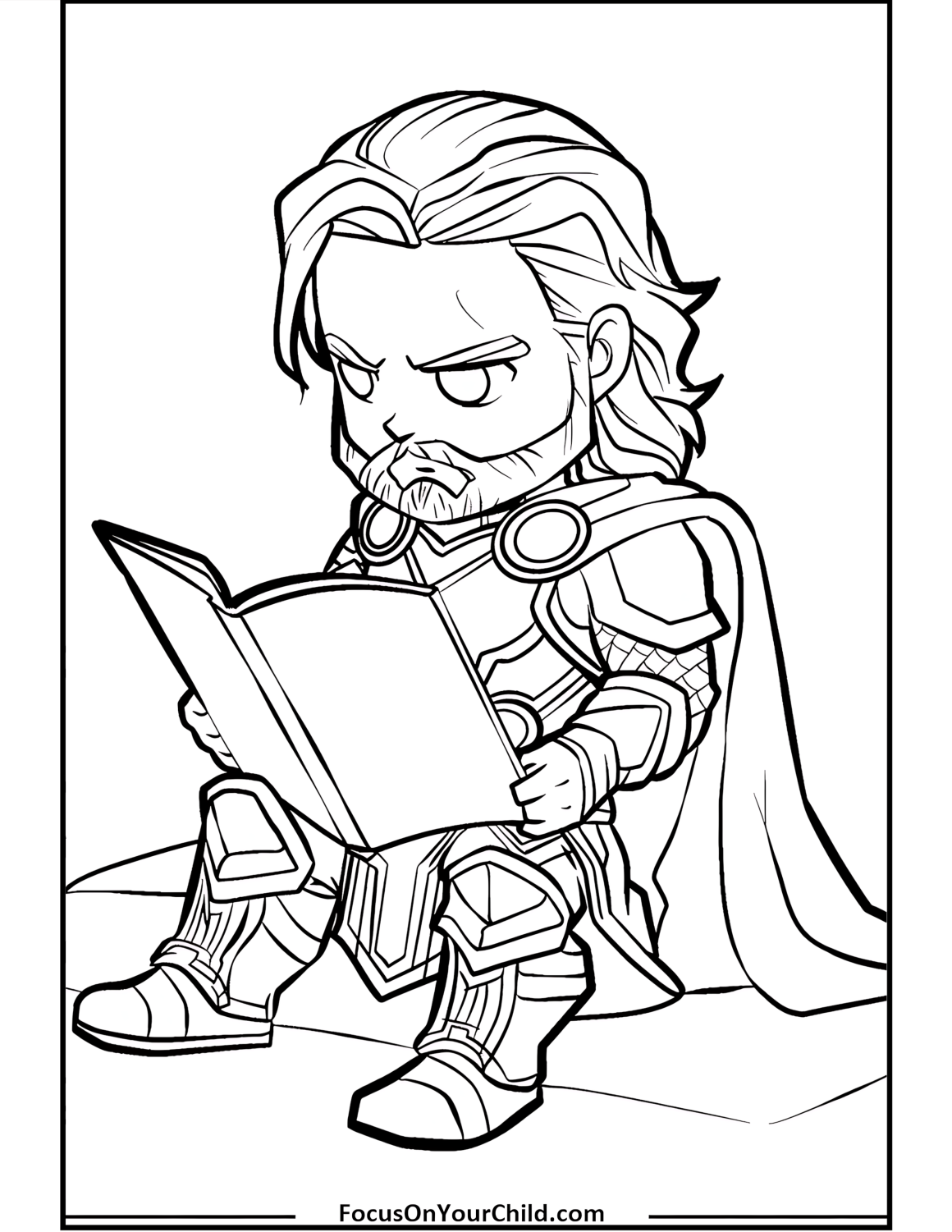 50+ Thor Coloring Pages (Free PDF Printables)