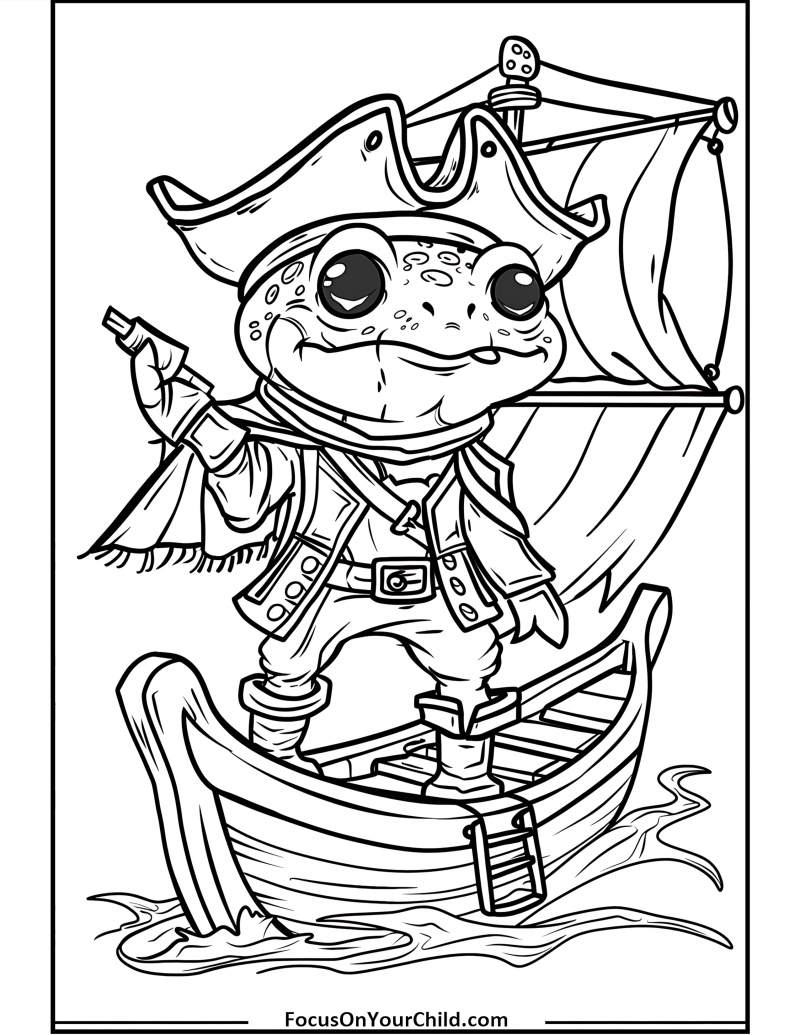 50+ Toad Coloring Pages (Free PDF Printables)