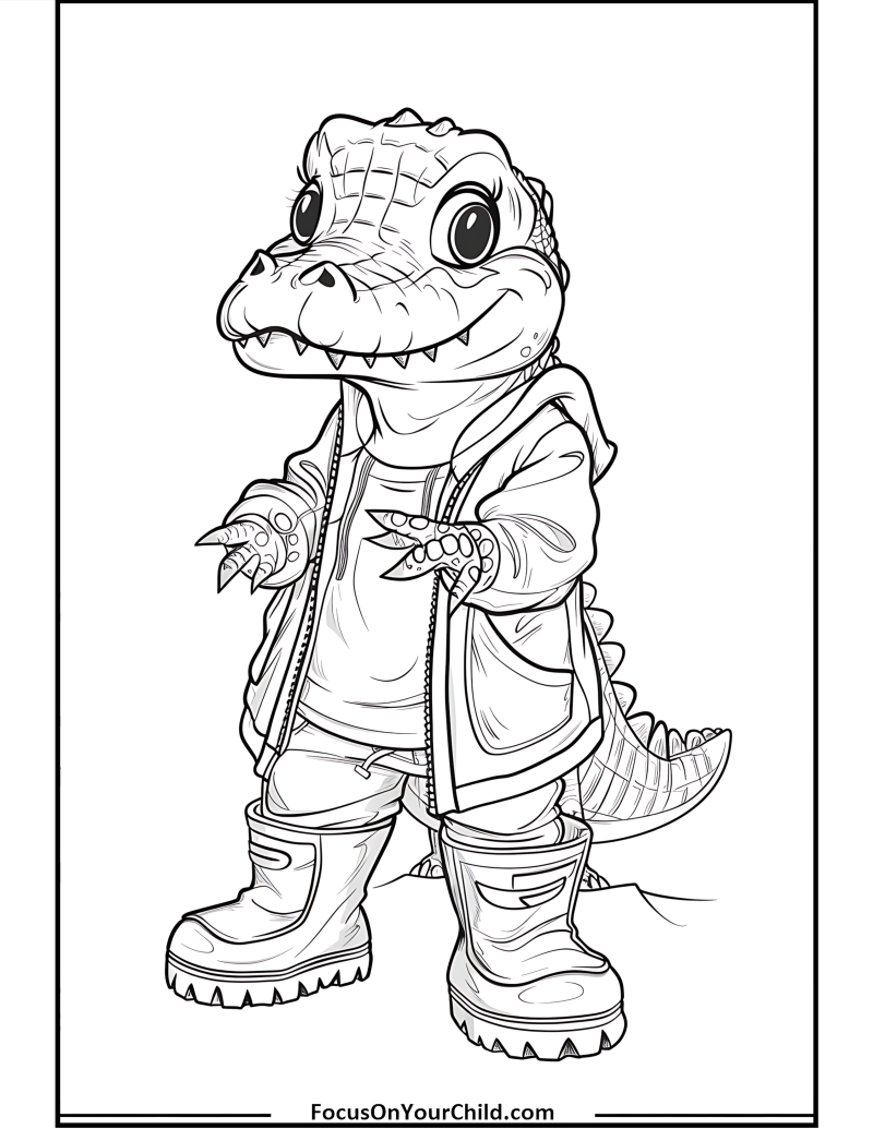50+ Alligator Coloring Pages (Free PDF Printables)
