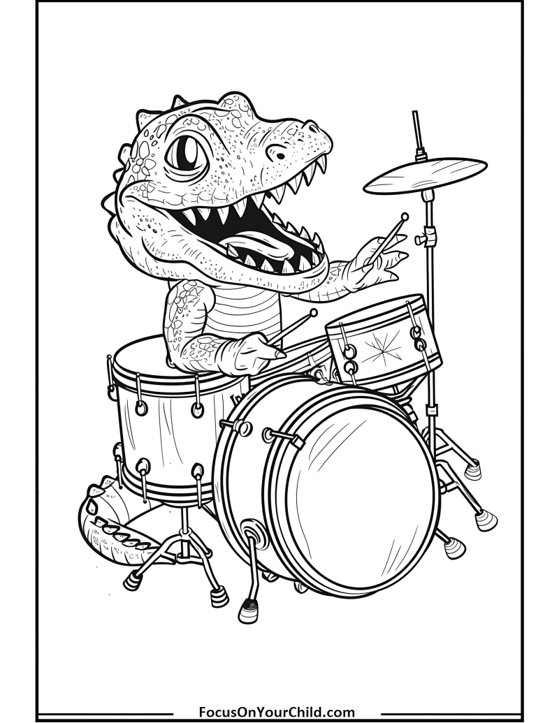 50+ Alligator Coloring Pages (Free PDF Printables)