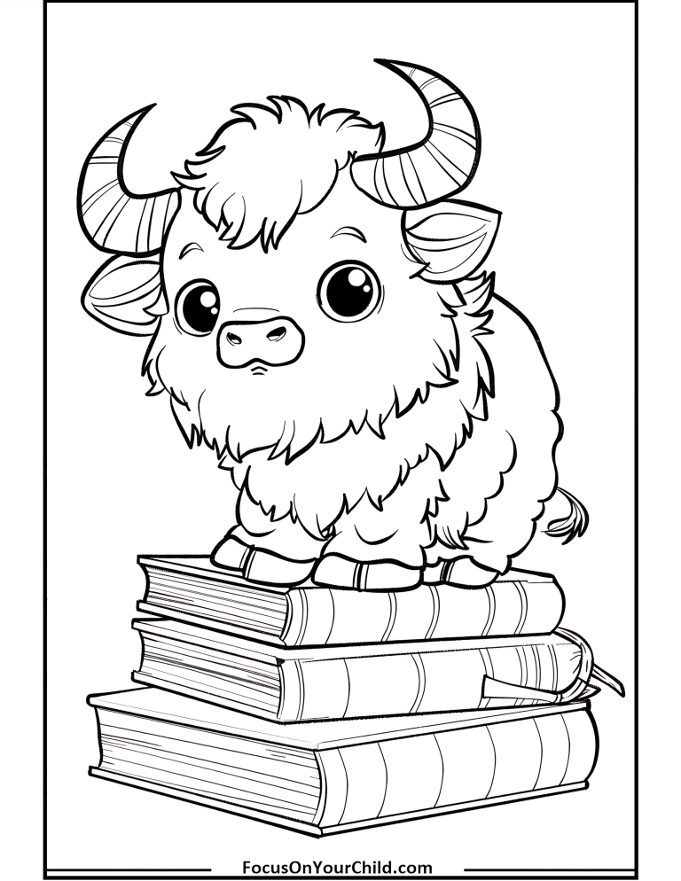50+ Buffalo Coloring Pages (Free PDF Printables)