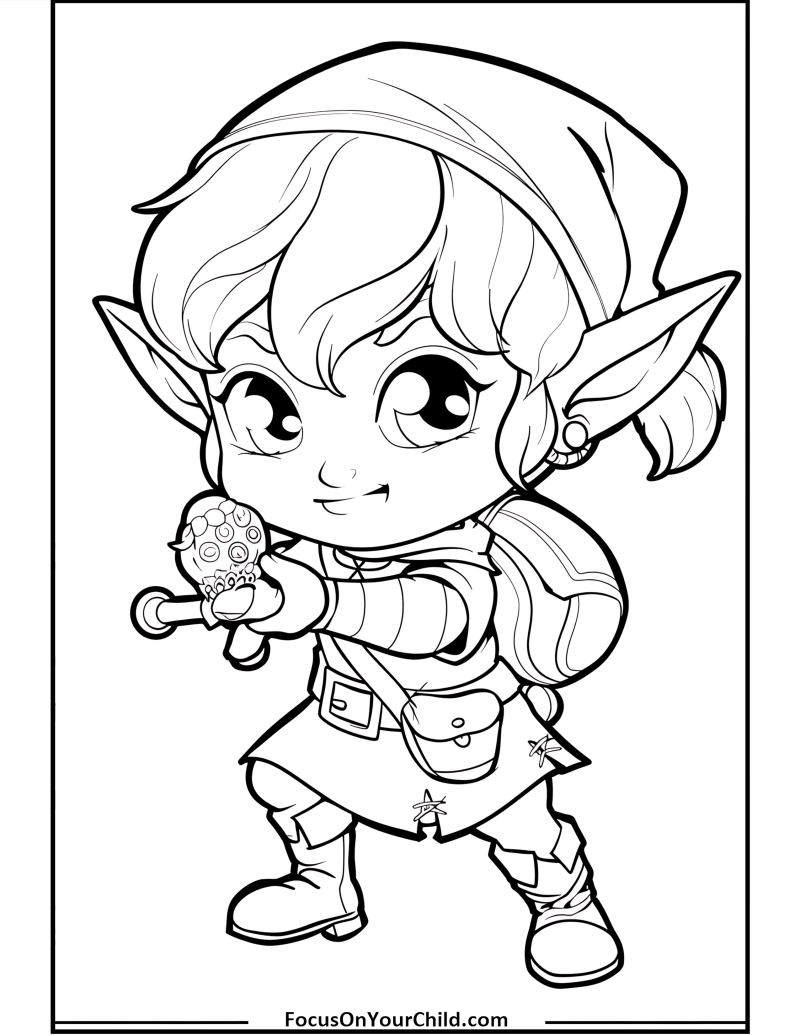 50+ Elves Coloring Pages (Free PDF Printables)