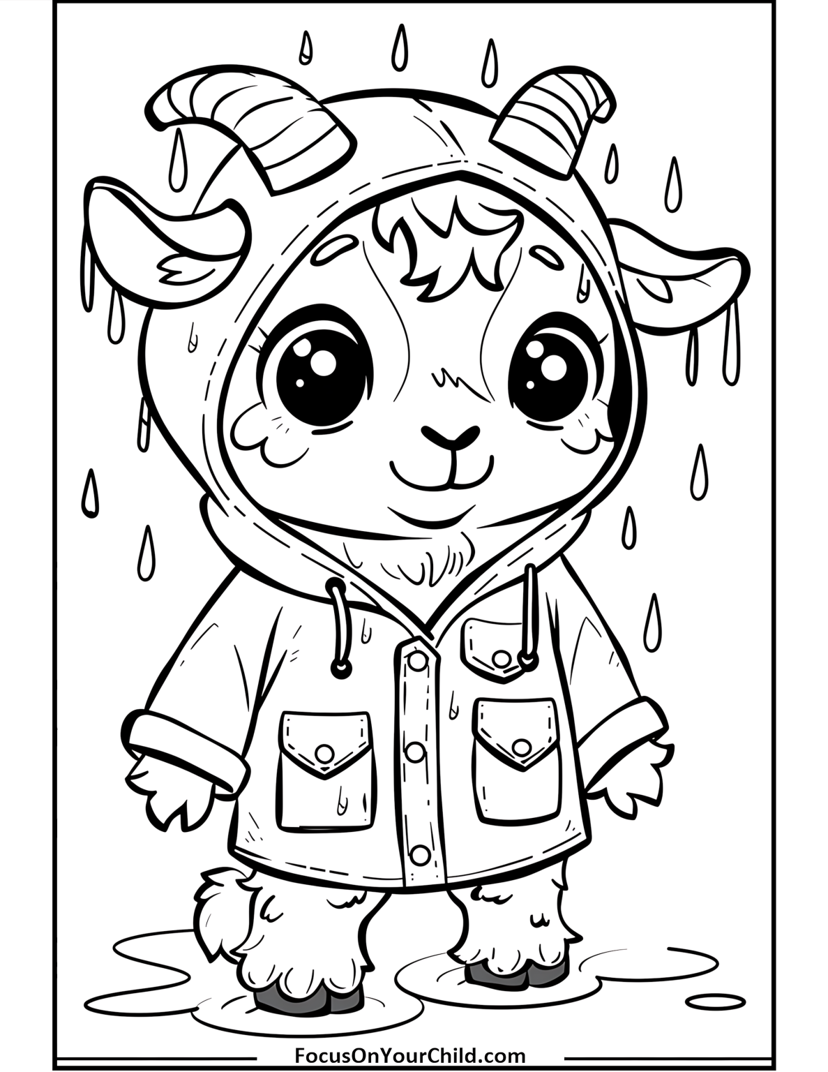 50+ Goat Coloring Pages (Free PDF Printables)