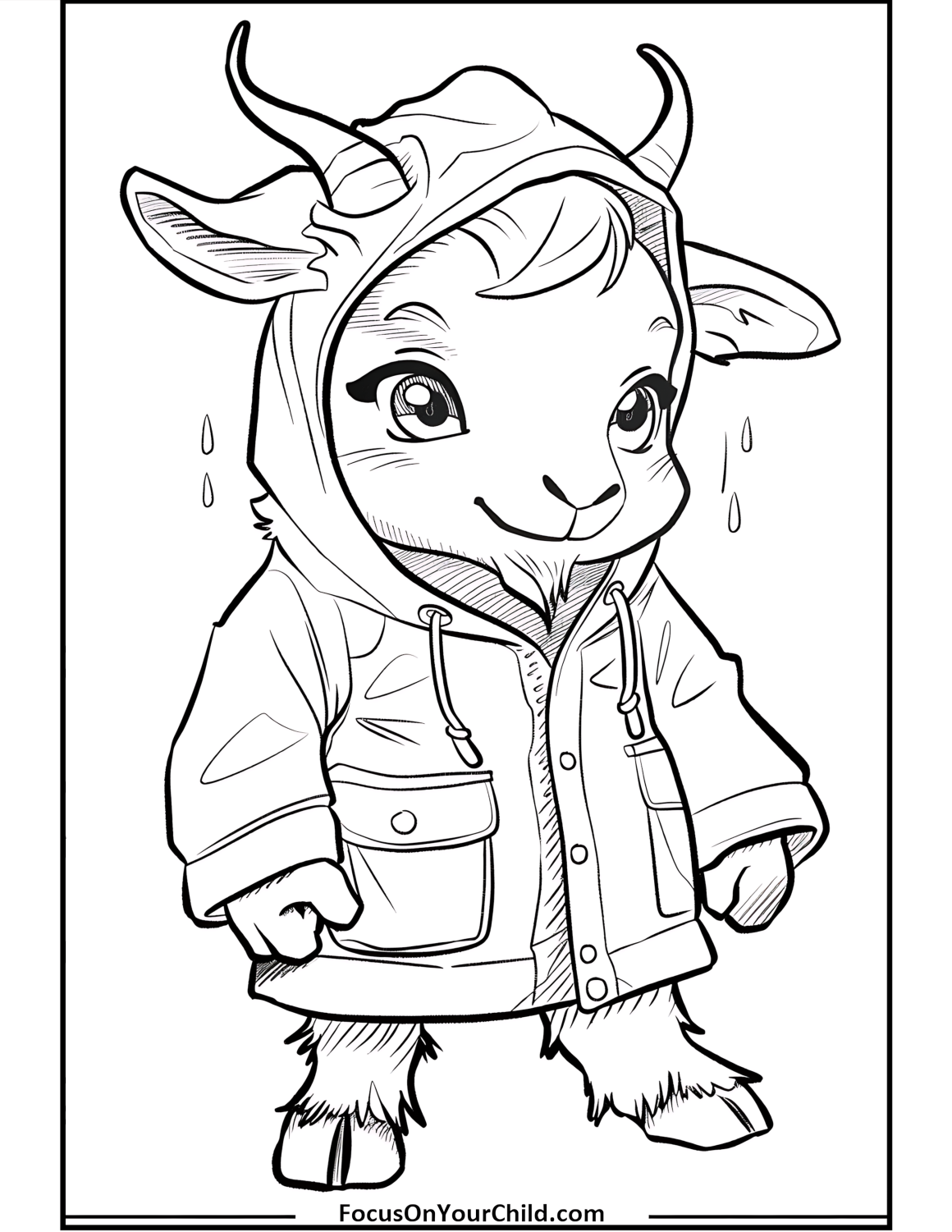 50+ Goat Coloring Pages (Free PDF Printables)