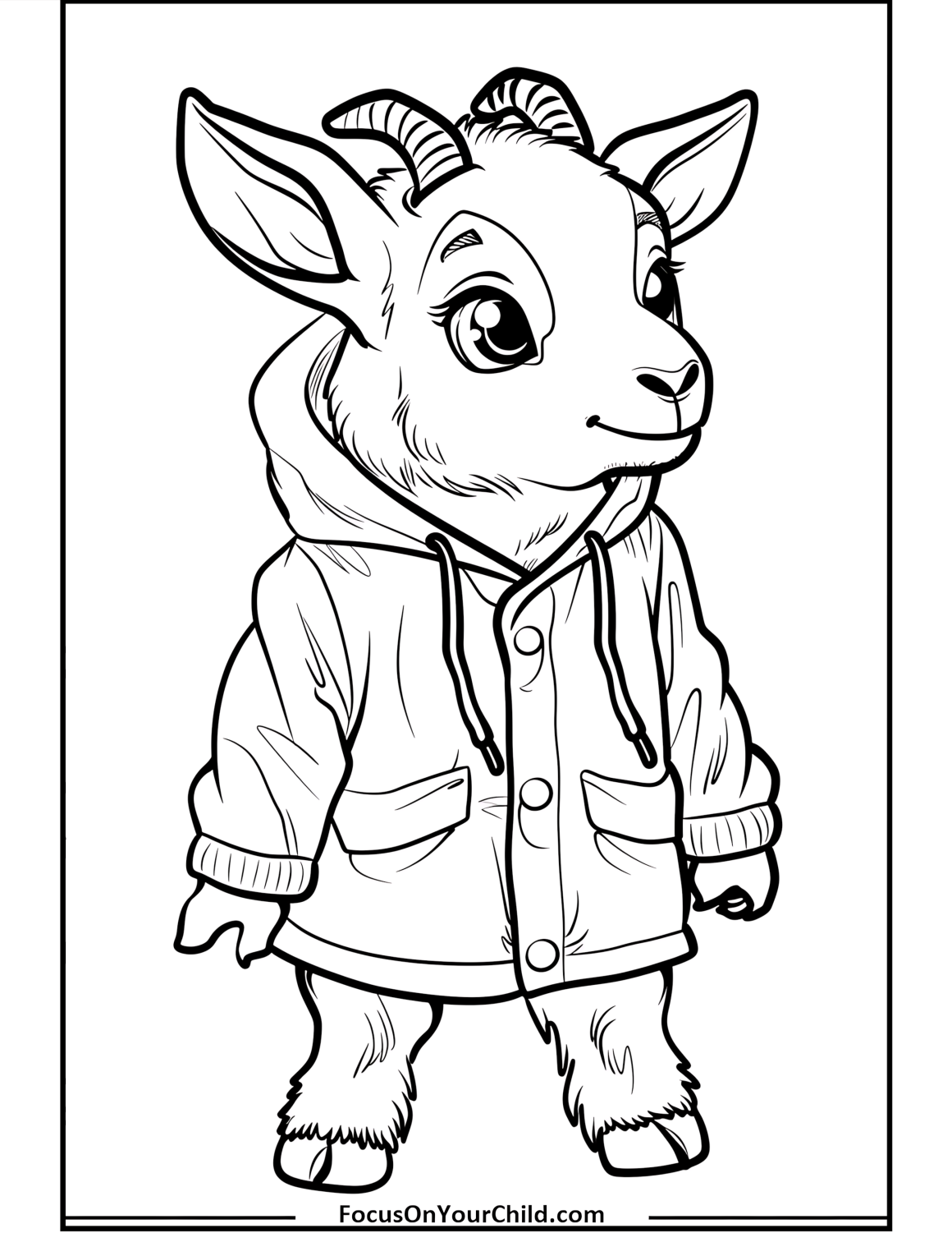 50+ Goat Coloring Pages (Free PDF Printables)