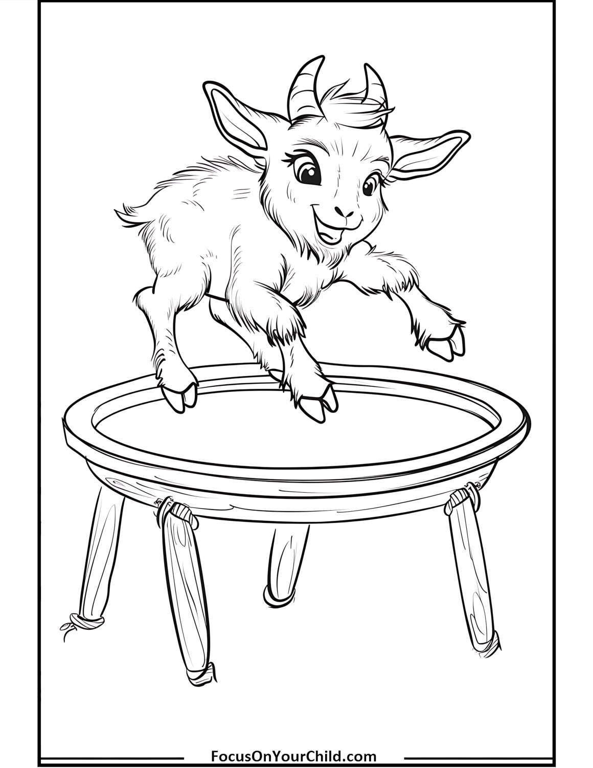 50+ Goat Coloring Pages (Free PDF Printables)