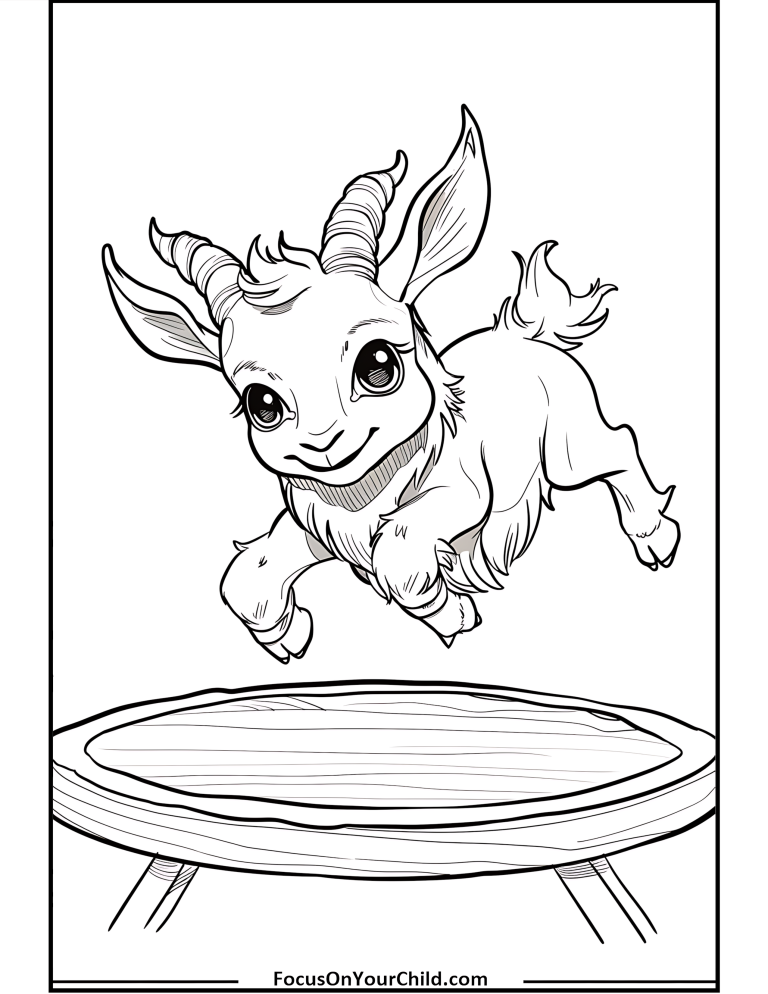 50+ Goat Coloring Pages (Free PDF Printables)