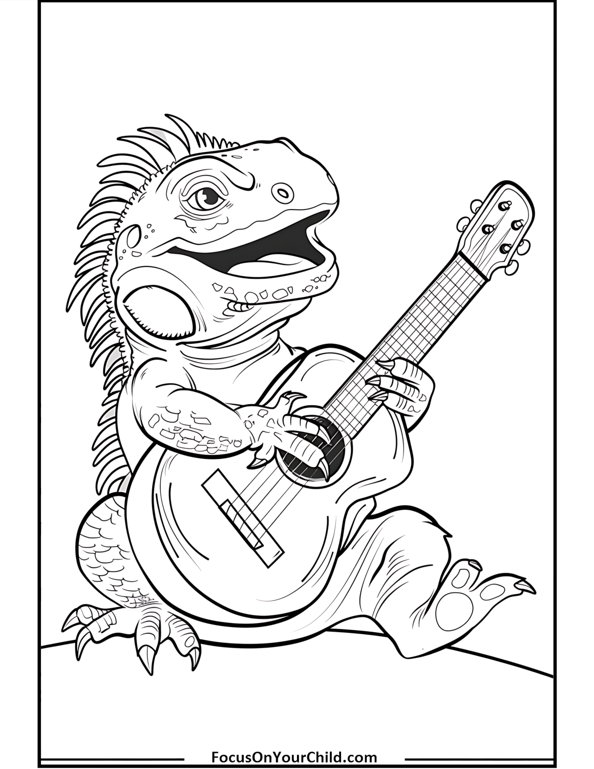 50+ Iguana Coloring Pages (Free PDF Printables)