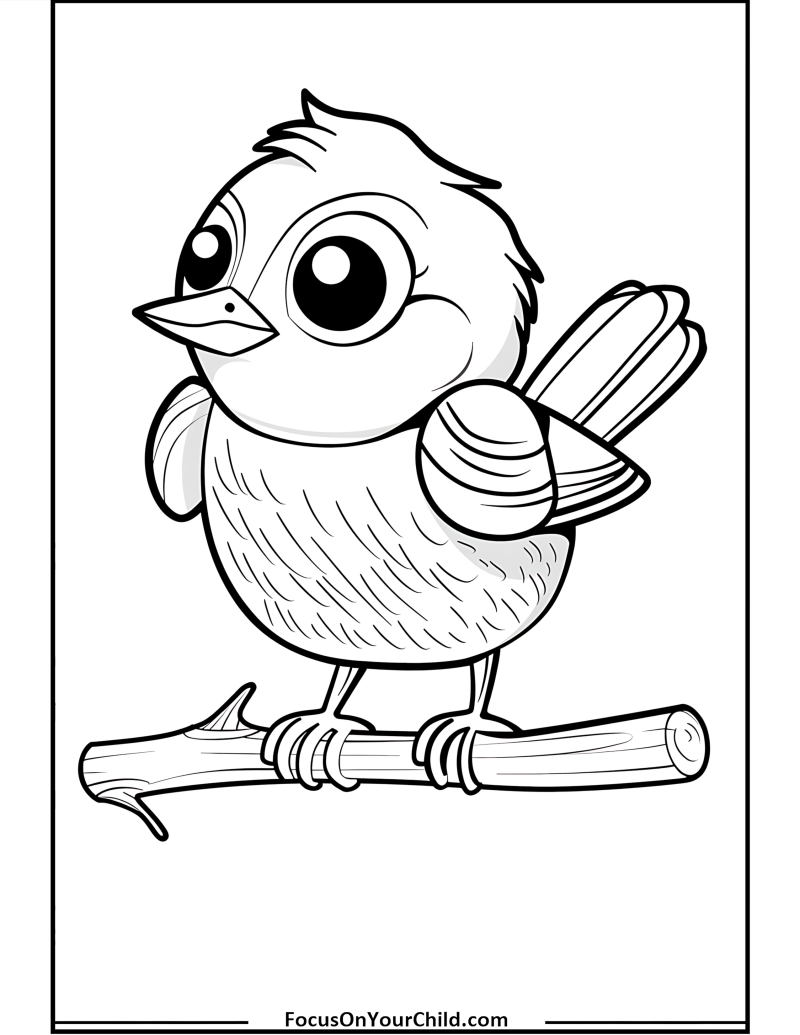 50+ Robin Coloring Pages (Free PDF Printables)