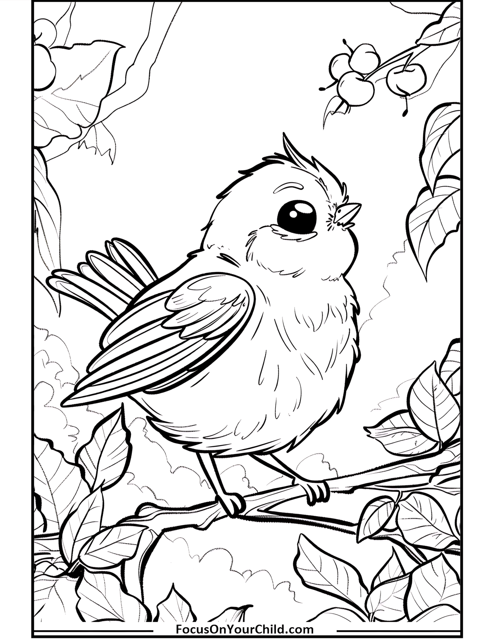 50+ Robin Coloring Pages (Free PDF Printables)