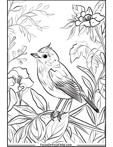 50+ Robin Coloring Pages (Free PDF Printables)