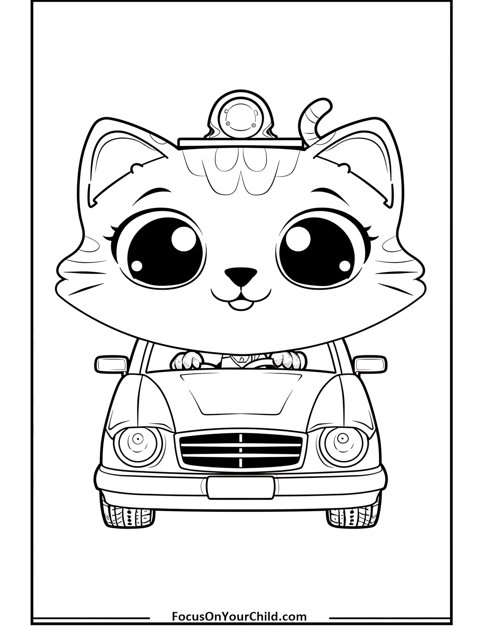 50+ Police Car Coloring Pages (Free PDF Printables)
