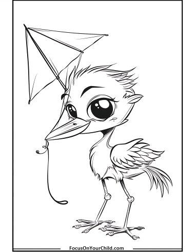 50+ Crane Coloring Pages (Free PDF Printables)