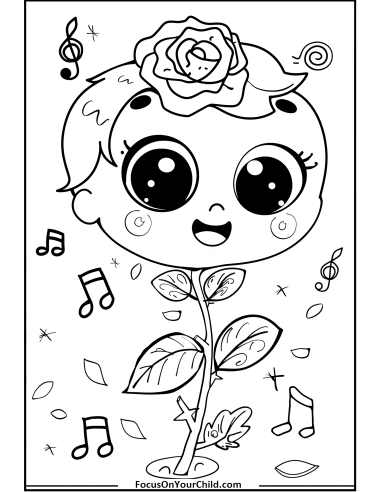 50+ Rose Coloring Pages (Free PDF Printables)