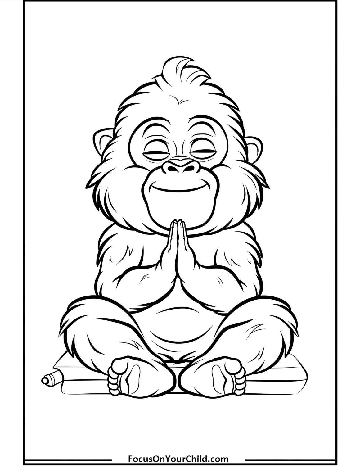 50+ Gorilla Coloring Pages (Free PDF Printables)