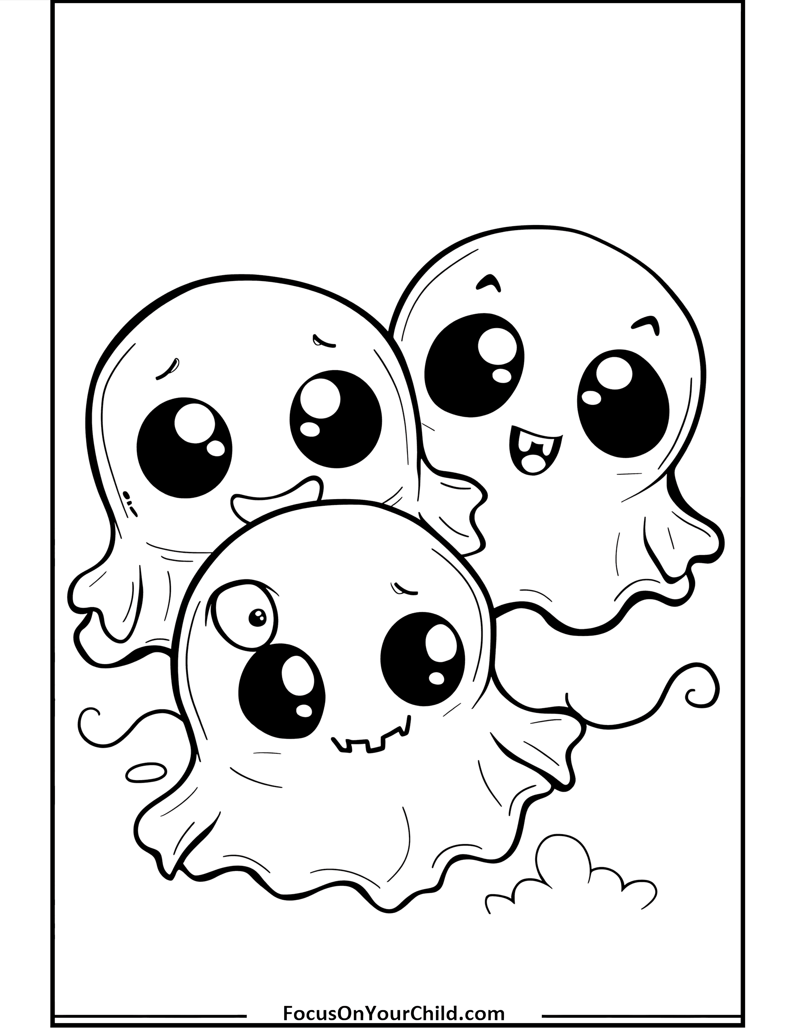 50+ Ghost Coloring Pages (Free PDF Printables)