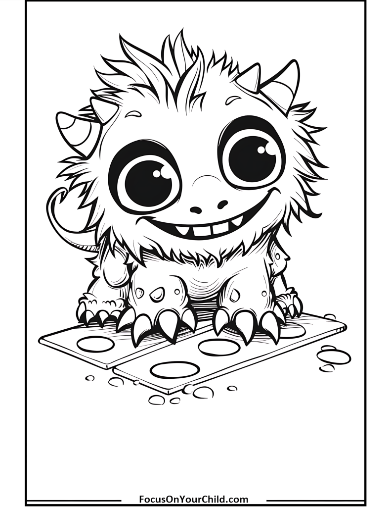 50+ Monster Coloring Pages (Free PDF Printables)