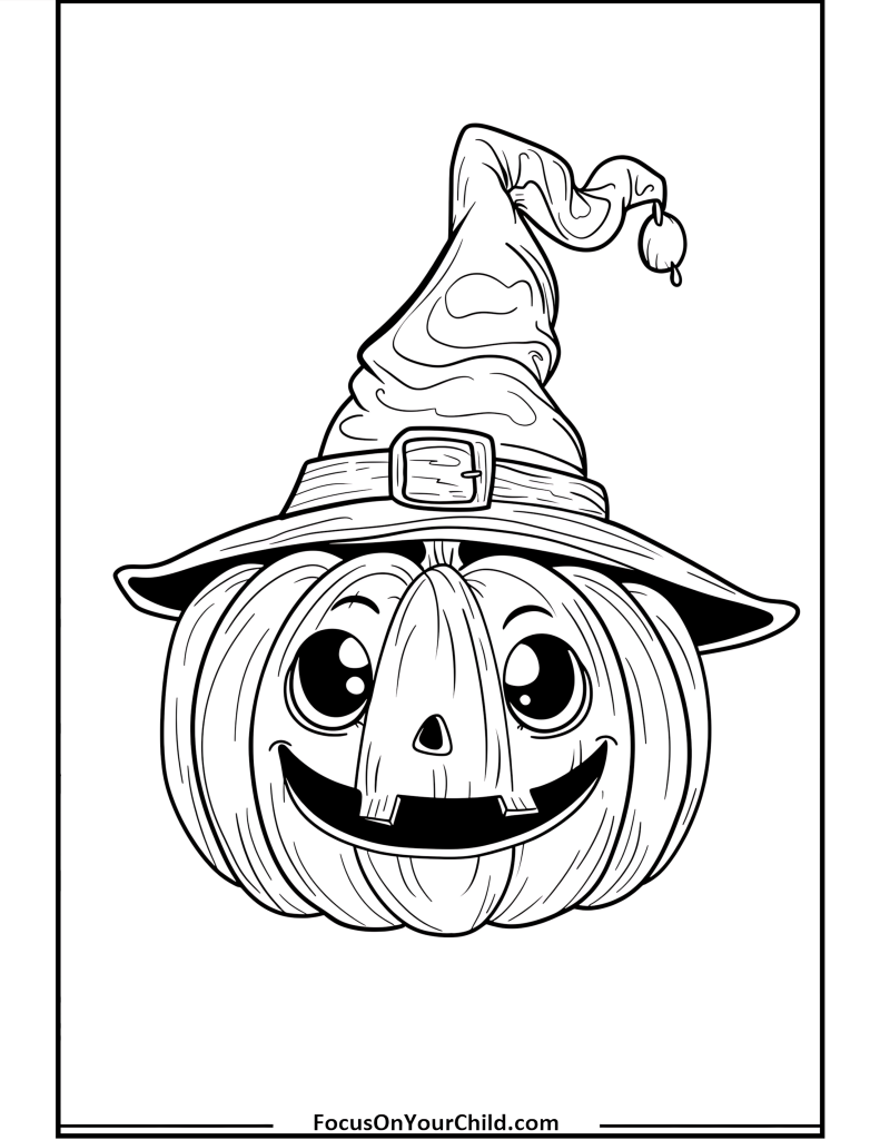 50+ Jack O' Lantern Coloring Pages (Free PDF Printables)