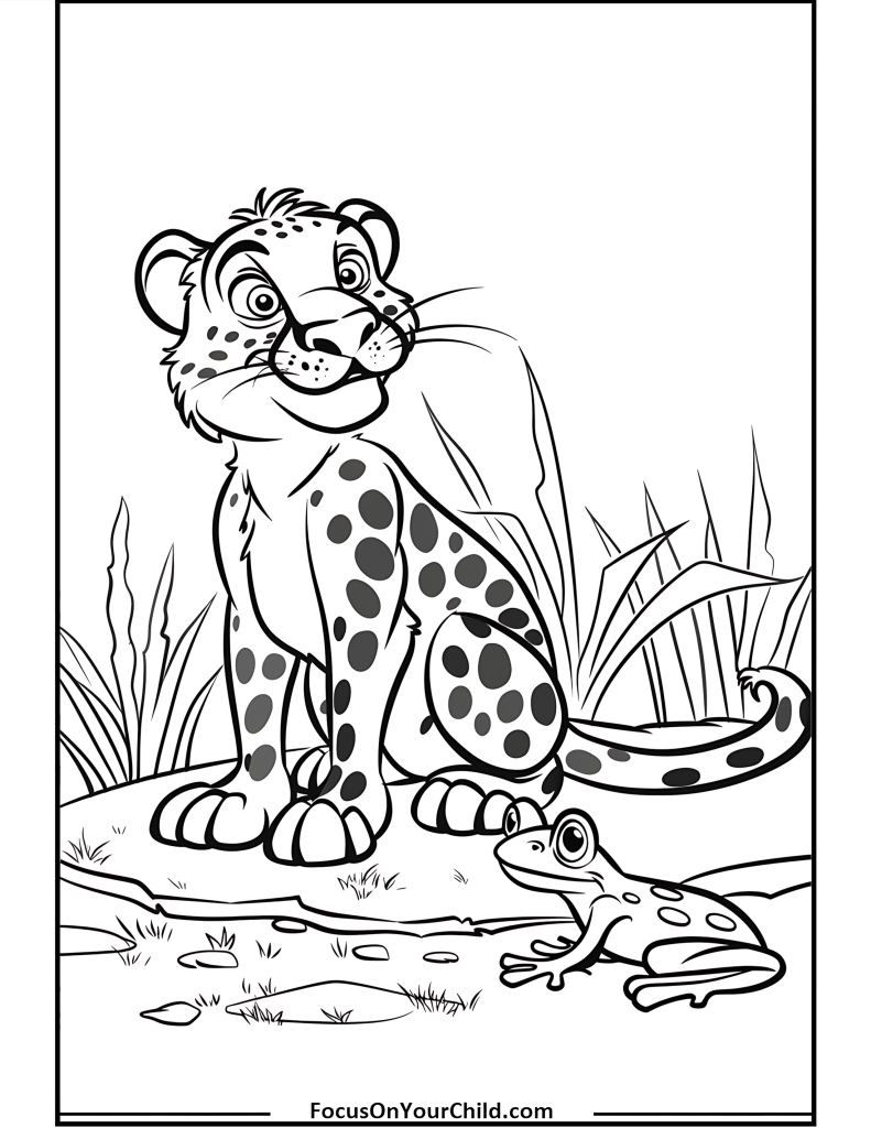 50+ Cheetah Coloring Pages (Free PDF Printables)