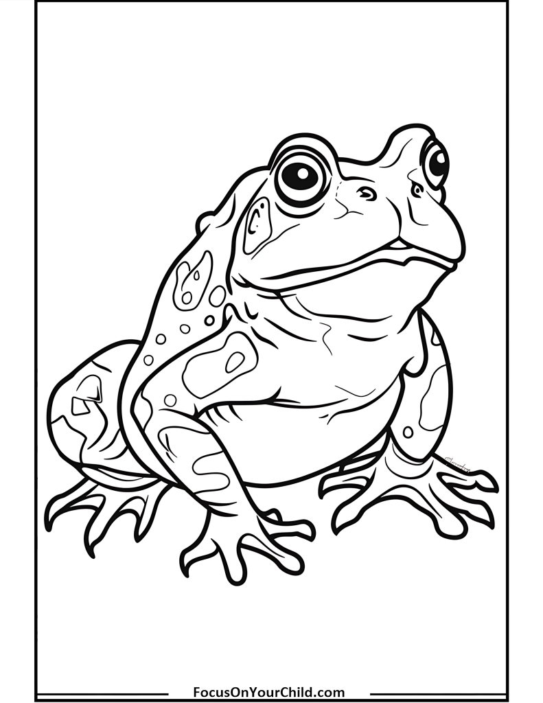 50+ Toad Coloring Pages (Free PDF Printables)