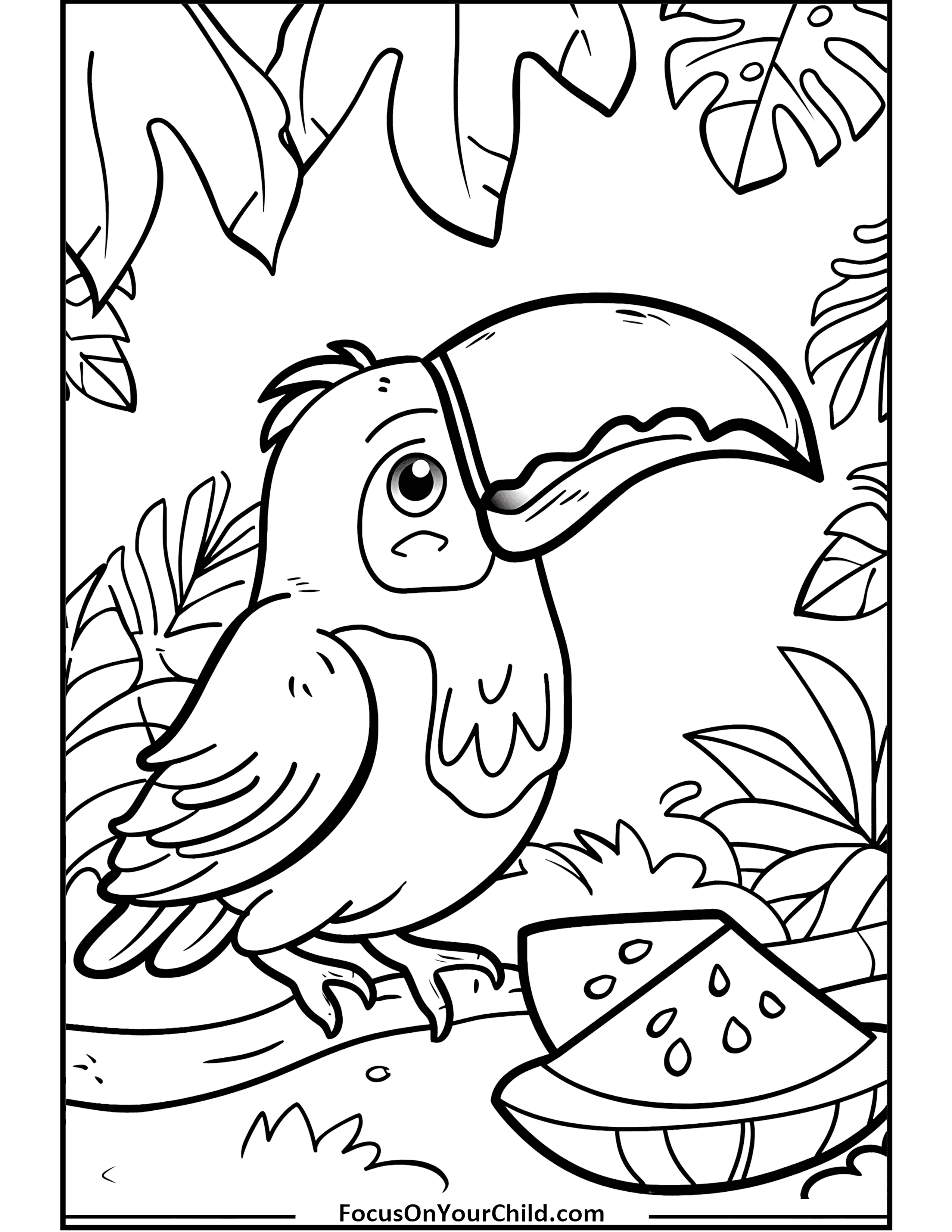 50+ Toucan Coloring Pages (Free PDF Printables)