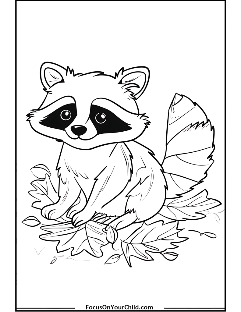 50+ Raccoon Coloring Pages (Free PDF Printables)