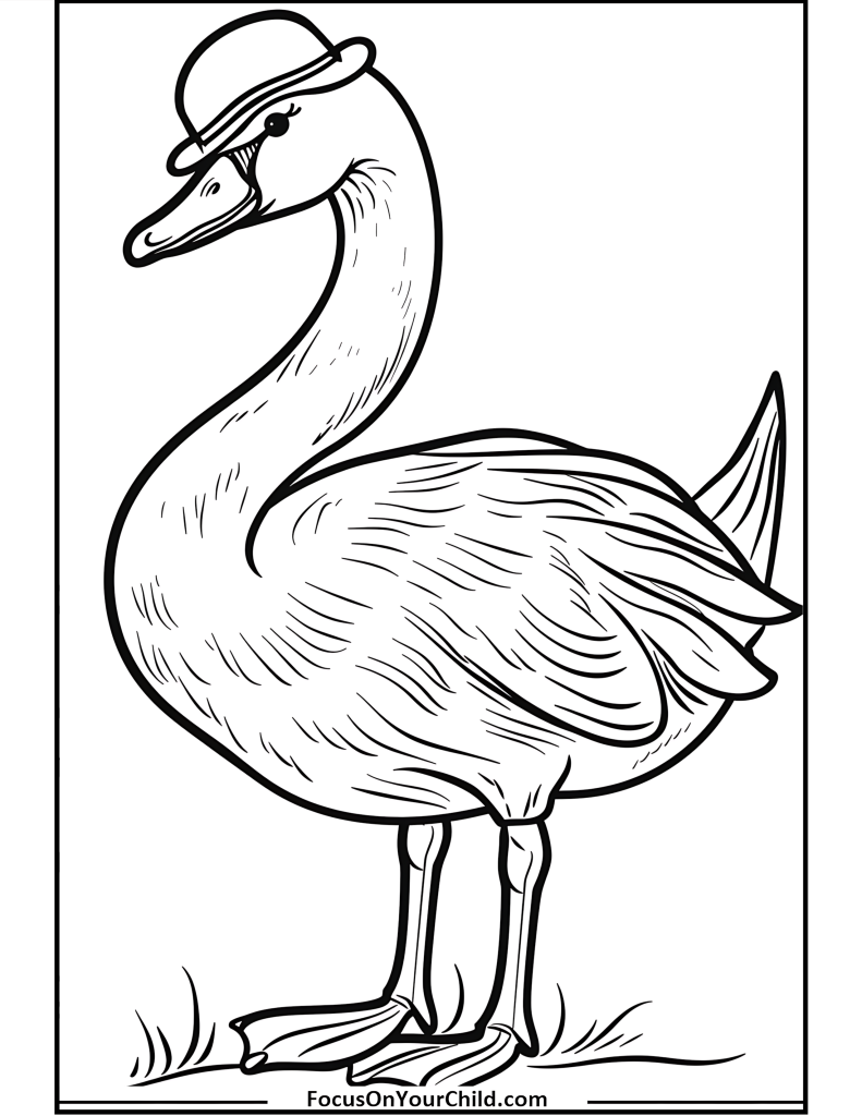 50+ Swan Coloring Pages (Free PDF Printables)