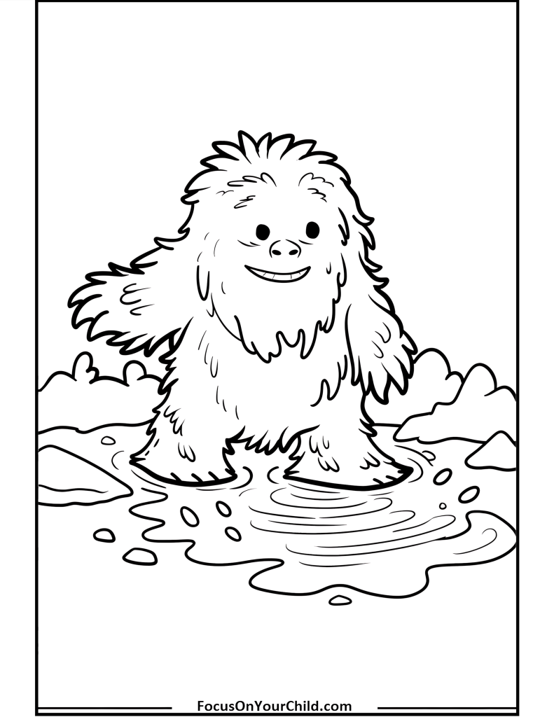 50+ Yeti Coloring Pages (Free PDF Printables)